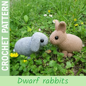 Dwarf Rabbit Crochet Pattern - Etsy