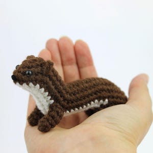 Pocket Weasel Crochet Pattern - With Modifications for Stoat or Ermine ...