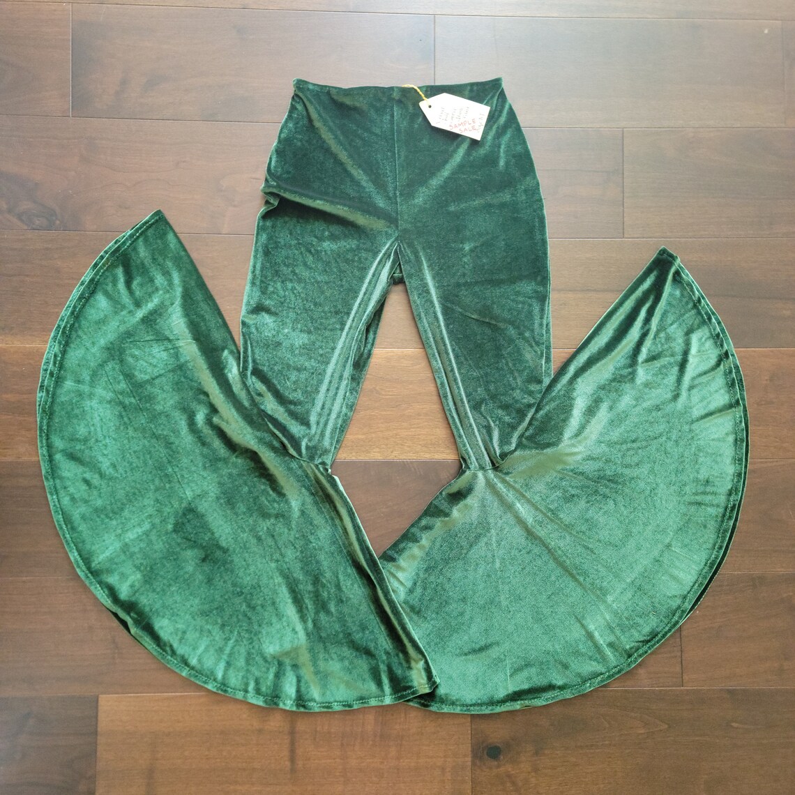 Full-circle Bell-bottom Pant in Green SAMPLE SALE ITEM - Etsy