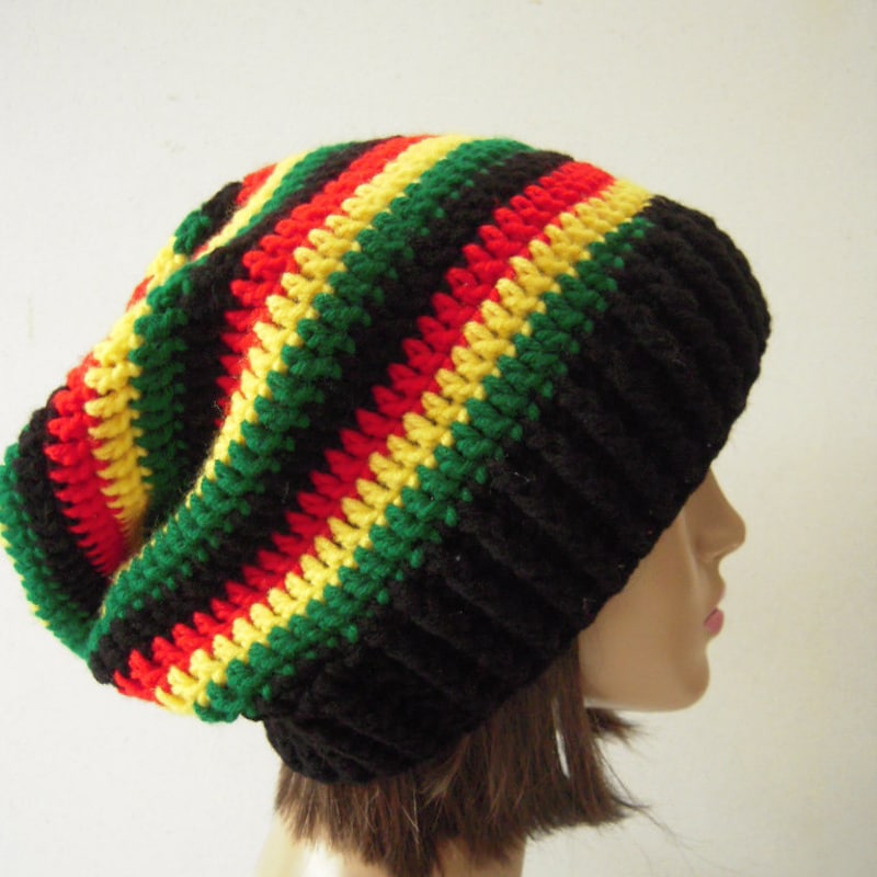 Crochet Bob Marley Hat - Etsy