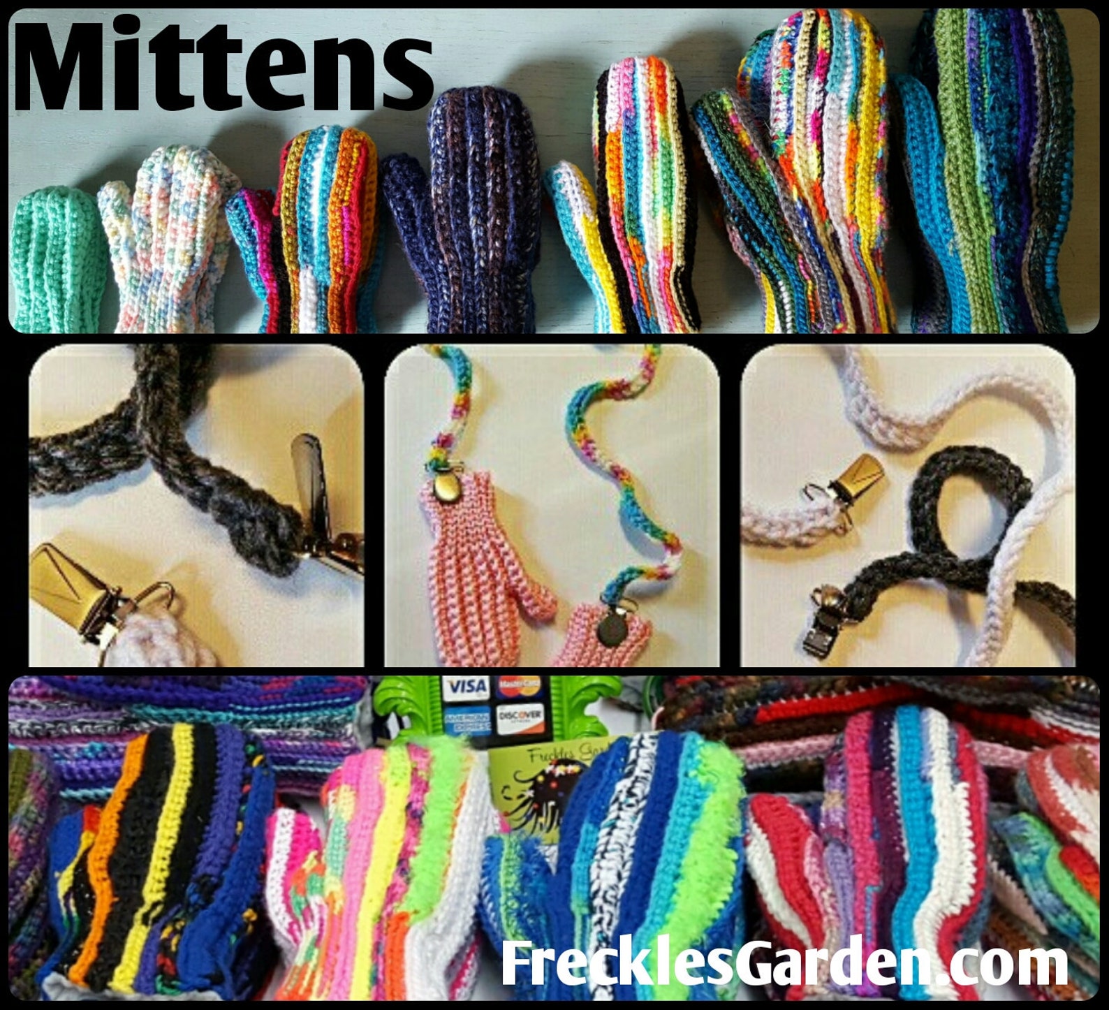 Adult SMALL Raspberry Bubble Gum Mittens by Freckles Gardenwinter ...