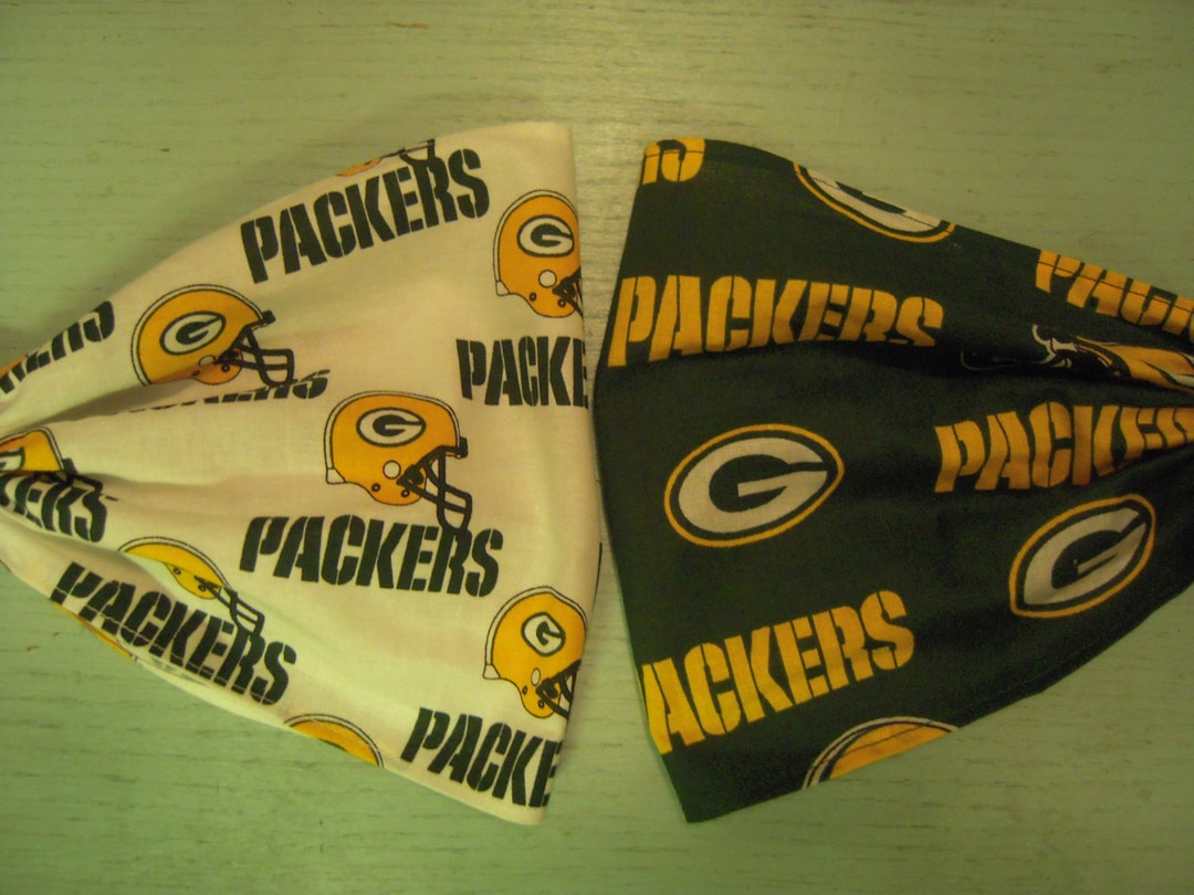 Assorted Green Bay Packer Wide Headband Prints by Freckles Garden ...