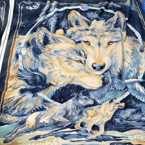 Wolf Fleece Fabric - Etsy