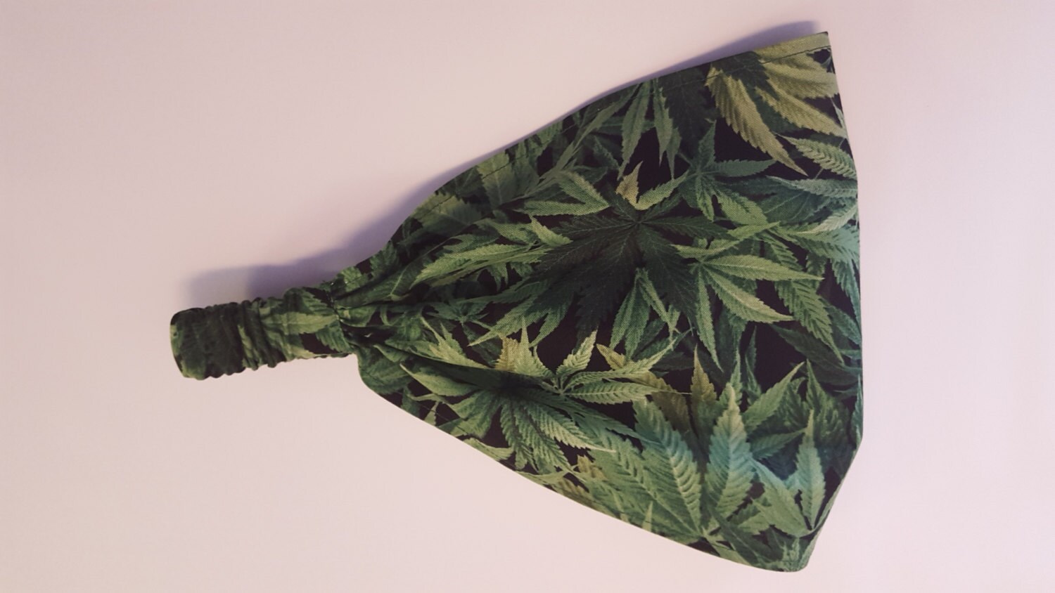 Marijuana Leaves Wide Headband by Freckles Garden Dreadlock Headwrap420 ...