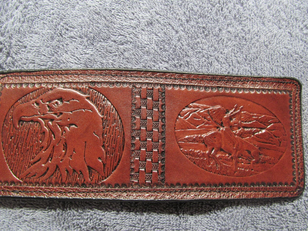 Native American Billfold / Wallet, Eagle Wallet B-4 Ships the Same Day ...