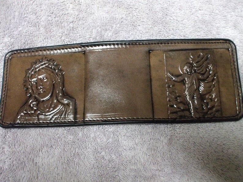 Jesus Wallet/billfold. B-33 Cristian Billfold. - Etsy
