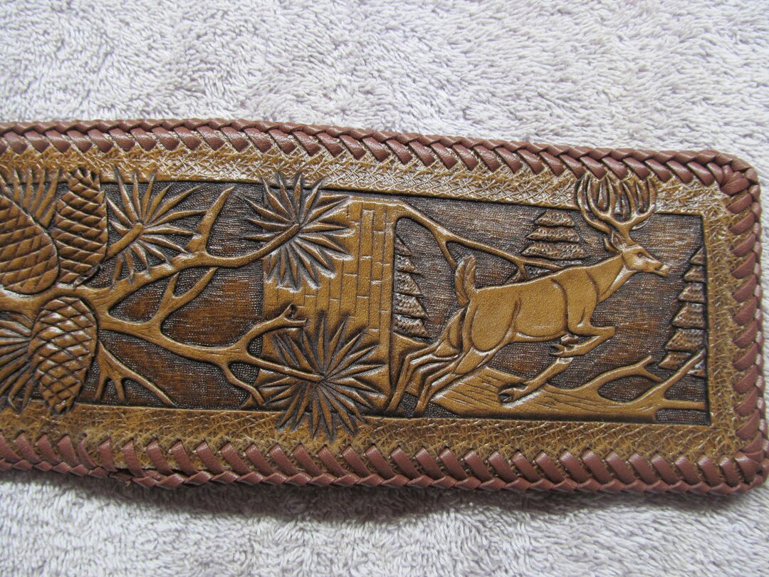 Buck Wallet/billfold. Hand Laced Deer Wallet. 125 Ships Same - Etsy
