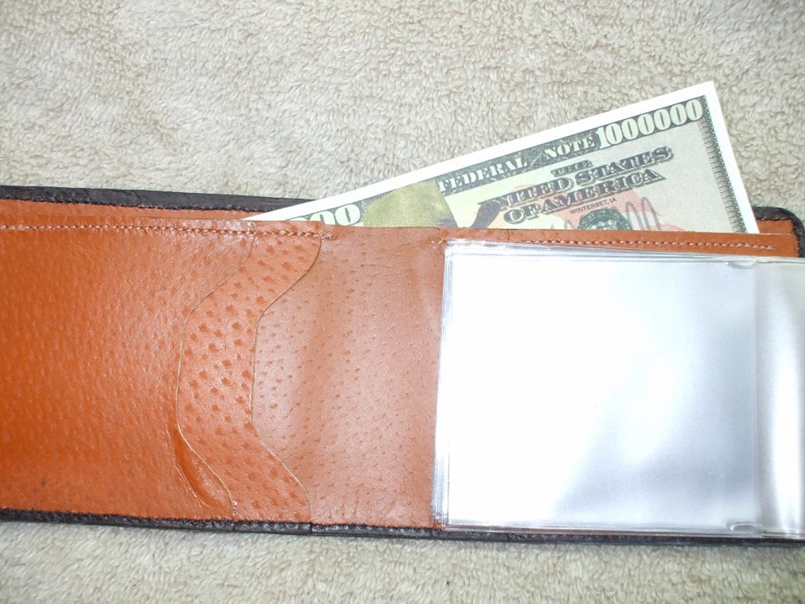 Mens Custom Sewn Wallet / Billfold Western Wallet 247 I | Etsy