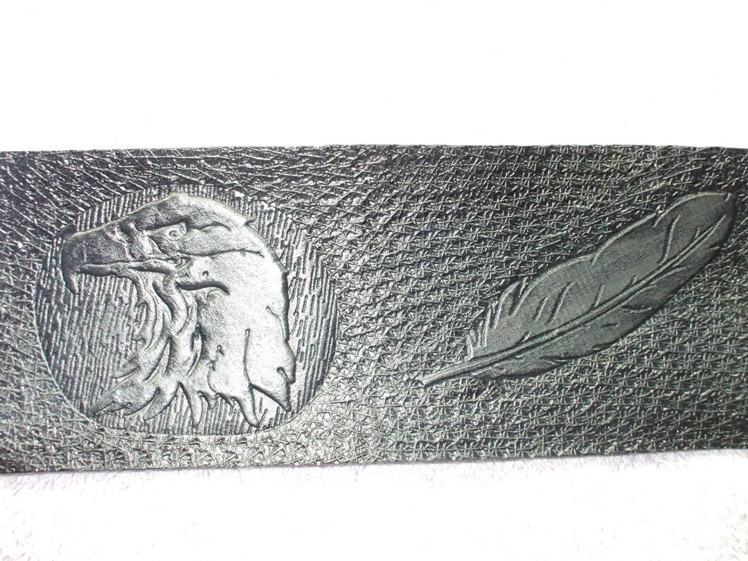 Native American Heritage Billfold / Wallet, Mens Black Wallet. 270 ...