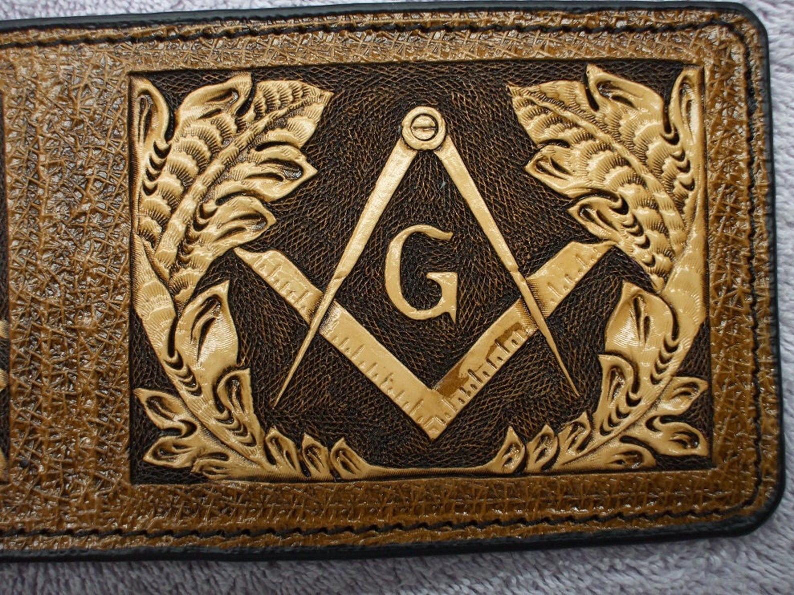Masonic Wallet / Billfold Freemason Wallet. 53 I Ship the - Etsy