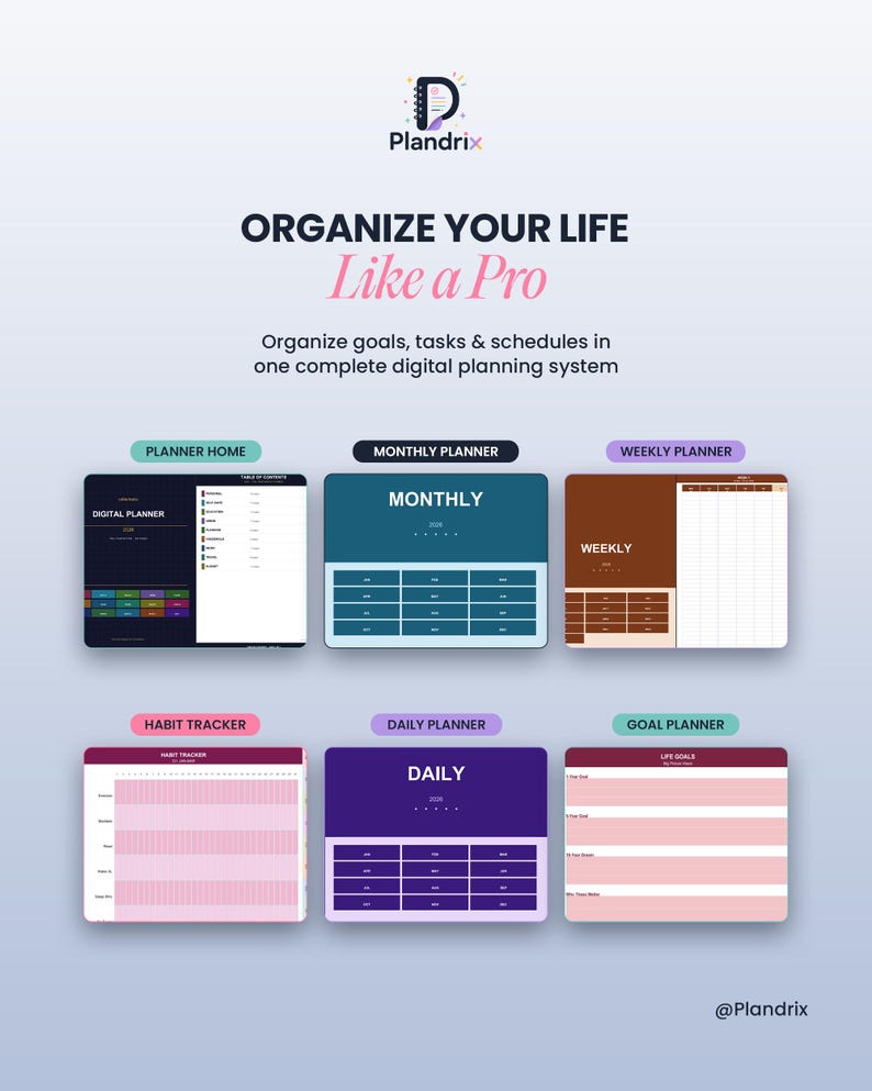 Remarkable Paper Pro Move Planner | Hyperlinked Productivity System ...