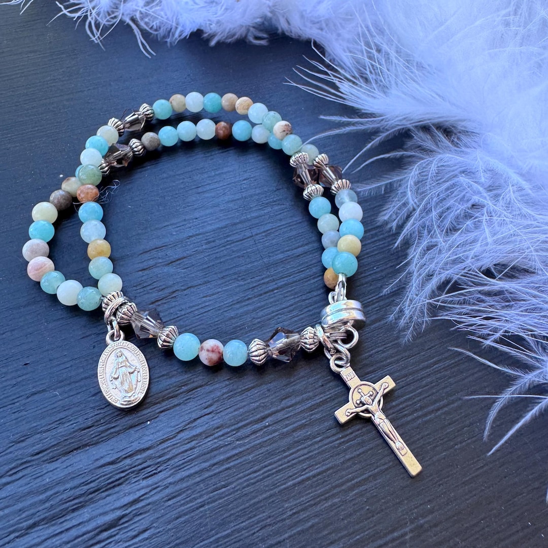 Rosary Bracelet, Full Rosary, Wrist Rosary, Catholic Rosary - Etsy