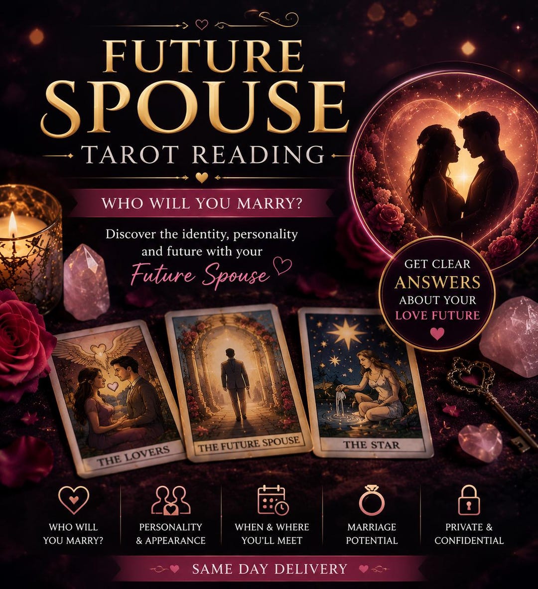 Who Will I Marry? Tarot Reading | Future Spouse Reading | Soulmate ...