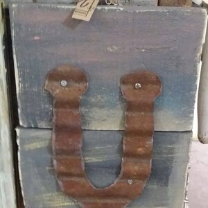 Rustic Letter U - Etsy