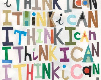 I Think I Can | Etsy