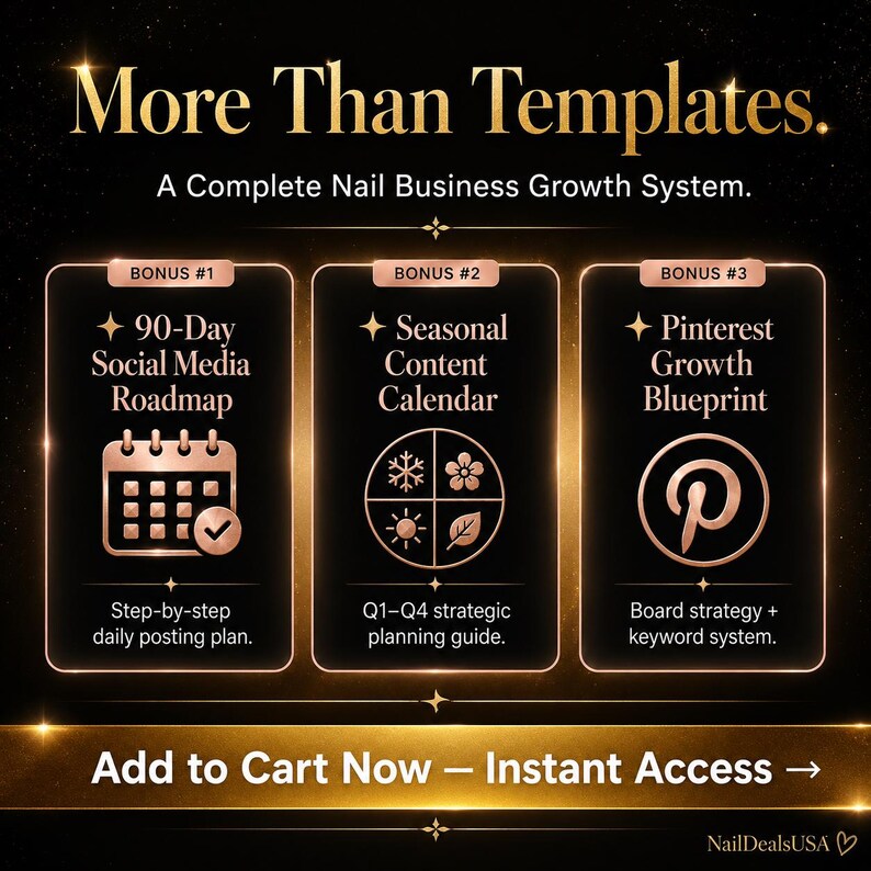 130 Nail Tech Canva Templates, Booking, Promo (digital Download) - Etsy