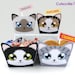 PDF Printable Kitty Cat Snack Boxes / Gift Baskets With Editable Text ...