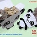 Panda, Favor, Candy, Gift Box - Editable Text Printable PDF - INSTANT ...