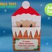 Printable PDF Christmas Santa Claus Gift, Favor, Candy Box Editable ...