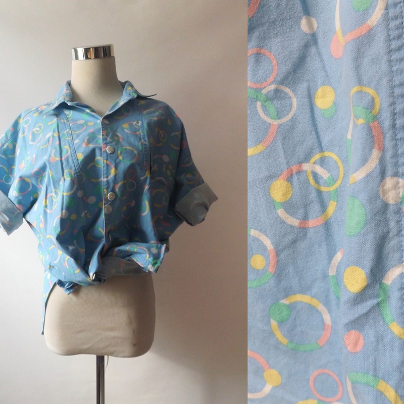 1980s Mens Shirt - Etsy