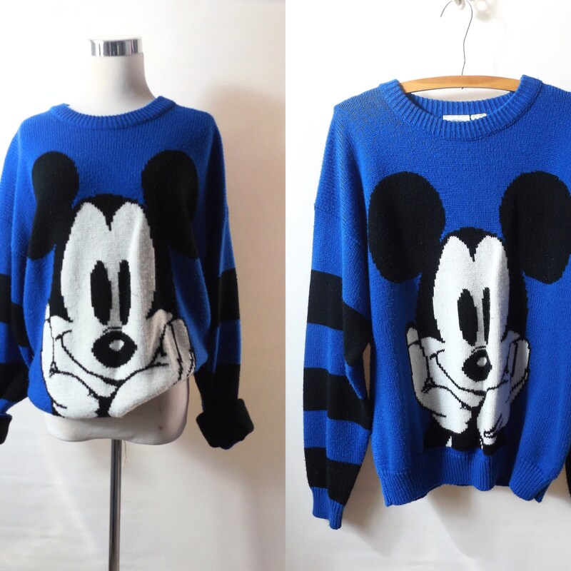 Mickey Mouse Sweater - Etsy