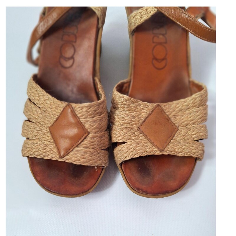 Woven Straw Shoes - Etsy