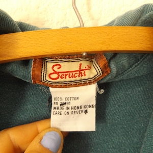 90s Green Denim Chore Jacket, Medium Large Unisex Cotton Color Jean ...