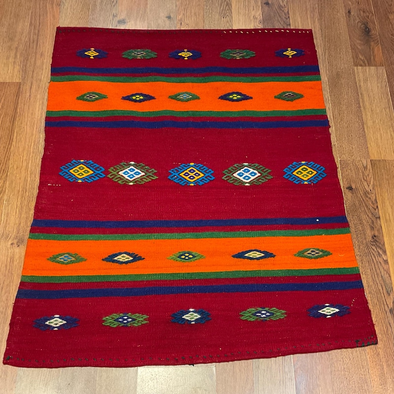 Vintage Kilim Flatweave - Etsy