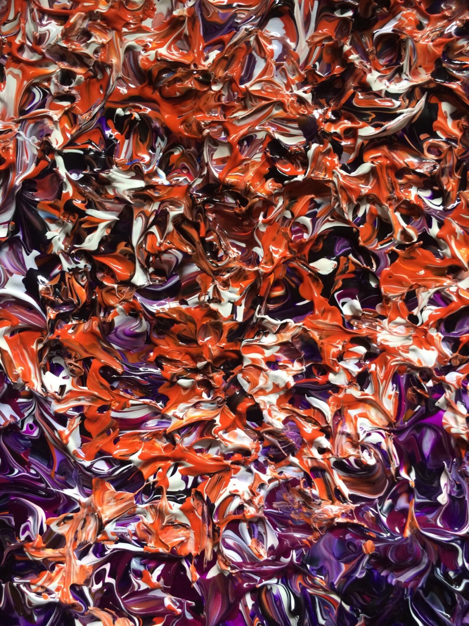 State Art south Carolina Clemson Colors Color Abstraction - Etsy
