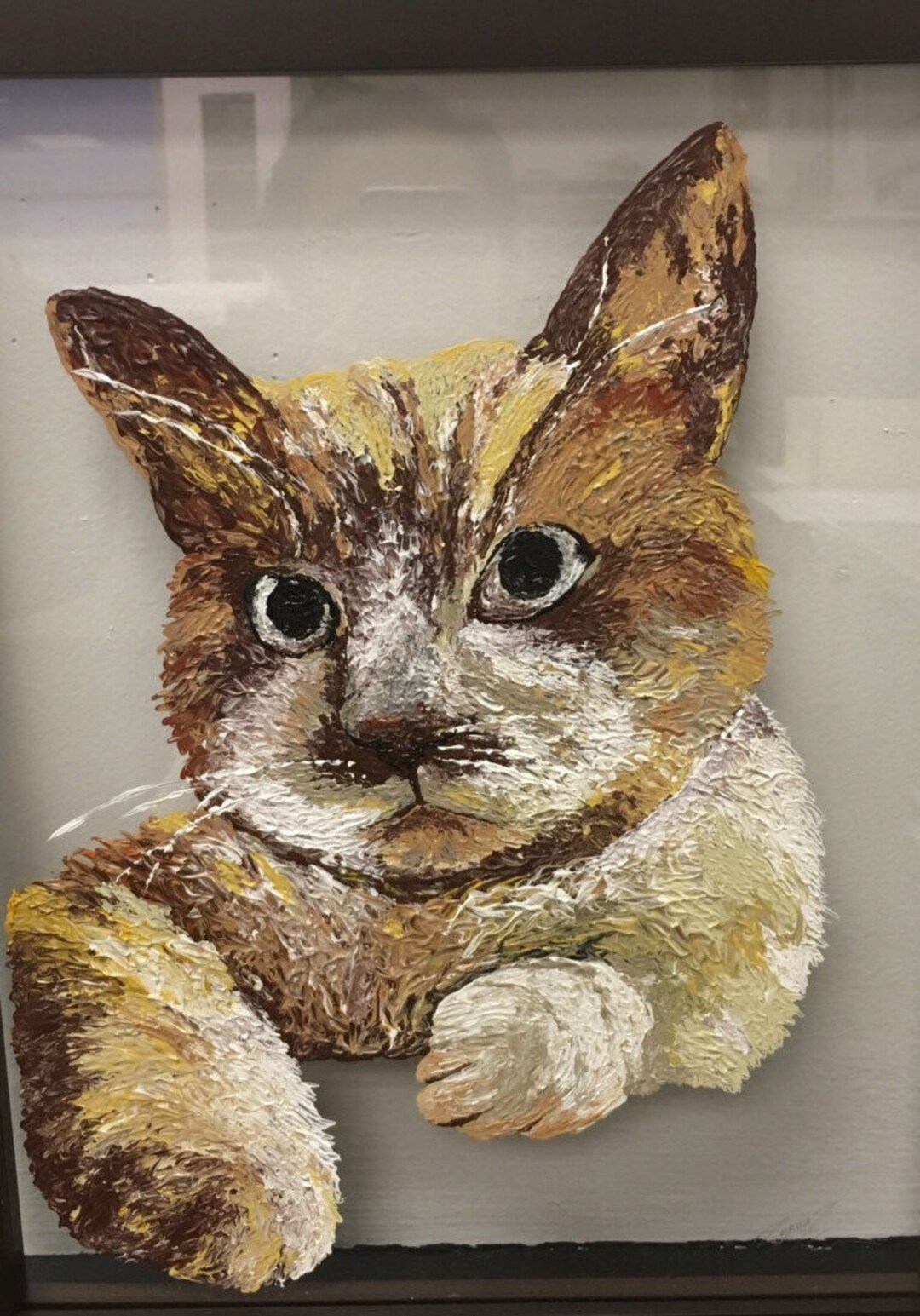 Pet Portraits Custom Cat, Modern Impressionism -original Painting - Etsy