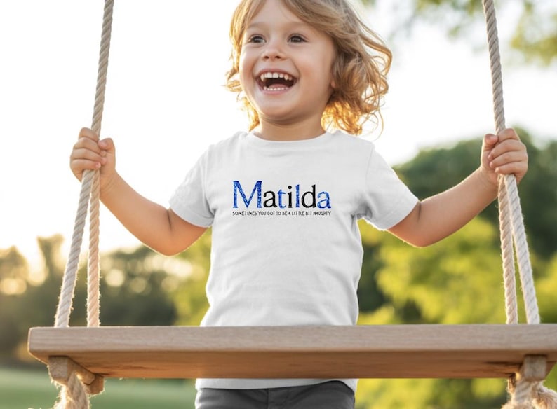 Matilda Musical Inspired Kids T-shirt, Theatre Lover Stagey Gift - Etsy