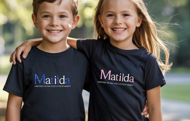 Matilda Musical Inspired Kids T-shirt, Theatre Lover Stagey Gift - Etsy
