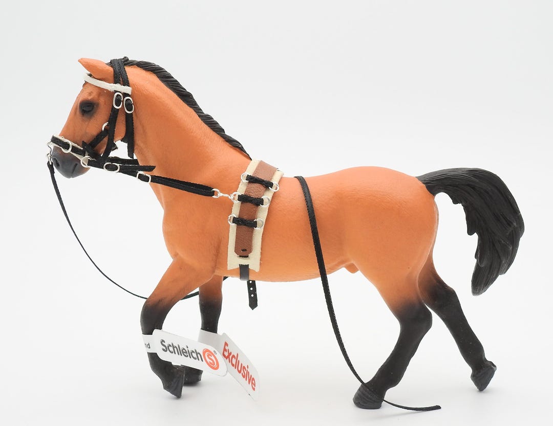 Handmade Lunge Set With Cavesson (horse NOT Included) for Schleich ...