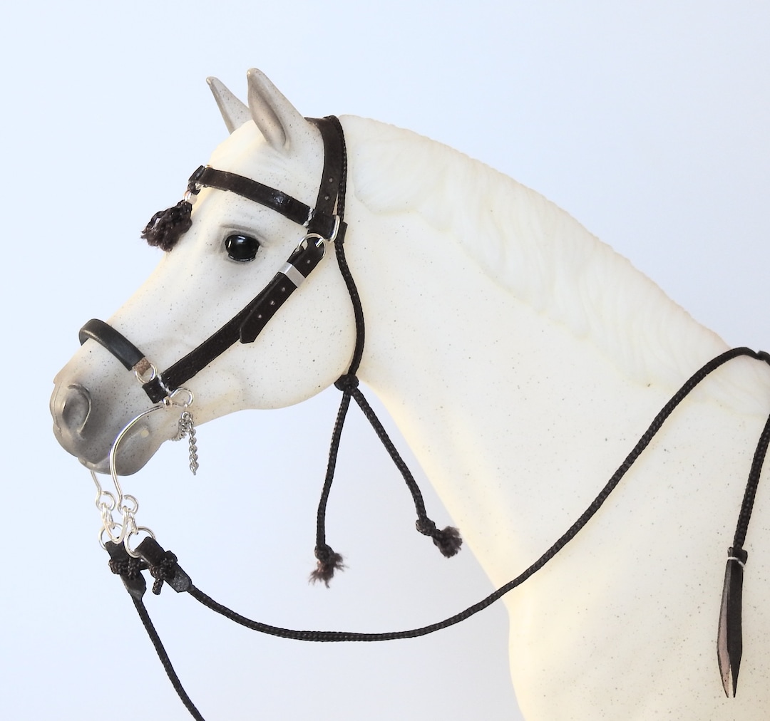 Handcrafted Western Headstall With Bridle/hackamore for Traditional ...