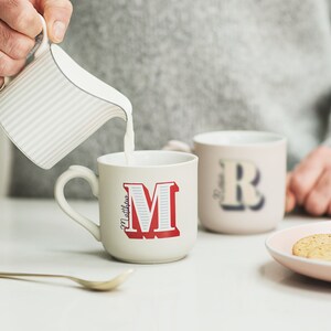 Personalised Letter Alphabet Initial Mug Cup Christmas Gift - Etsy