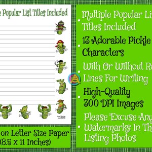 Pickle To-do Lists | Printable Lists | Pickle Accessories | Manage ...