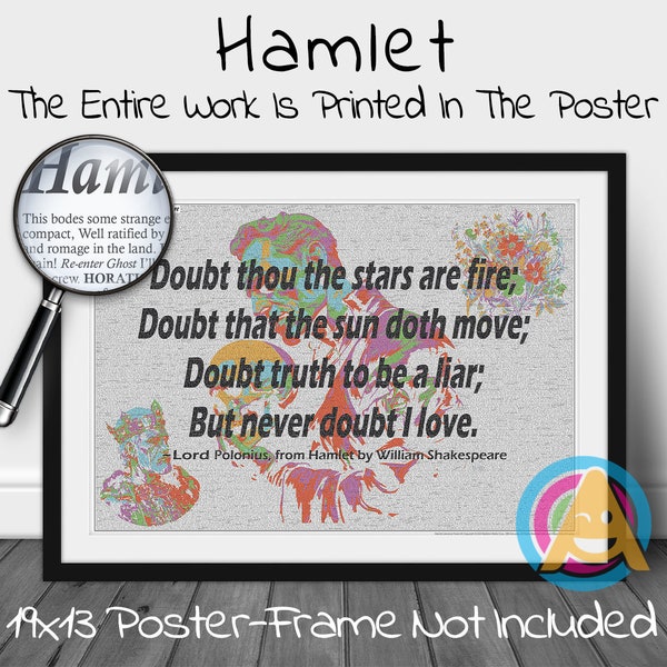 Shakespeare Poster - Etsy