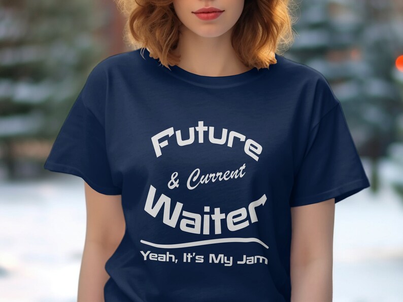 Waiter Gift Employee Appreciation Cotton Unisex T-shirt for Waiters ...