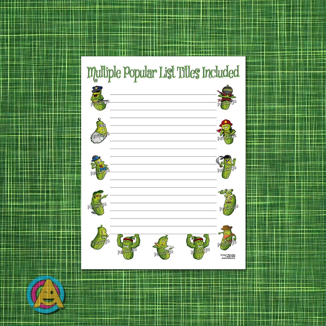 Pickle To-do Lists | Printable Lists | Pickle Accessories | Manage ...