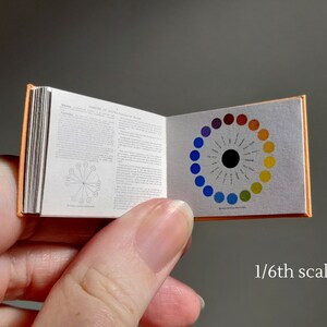 A Color Book for Mini Artists, Vintage Dollhouse Scale Mini Book 1:12 ...