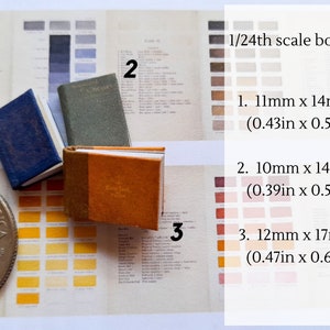 Super Saver Bundle of Printable Miniature Artist's Books Set of 3, 1 ...