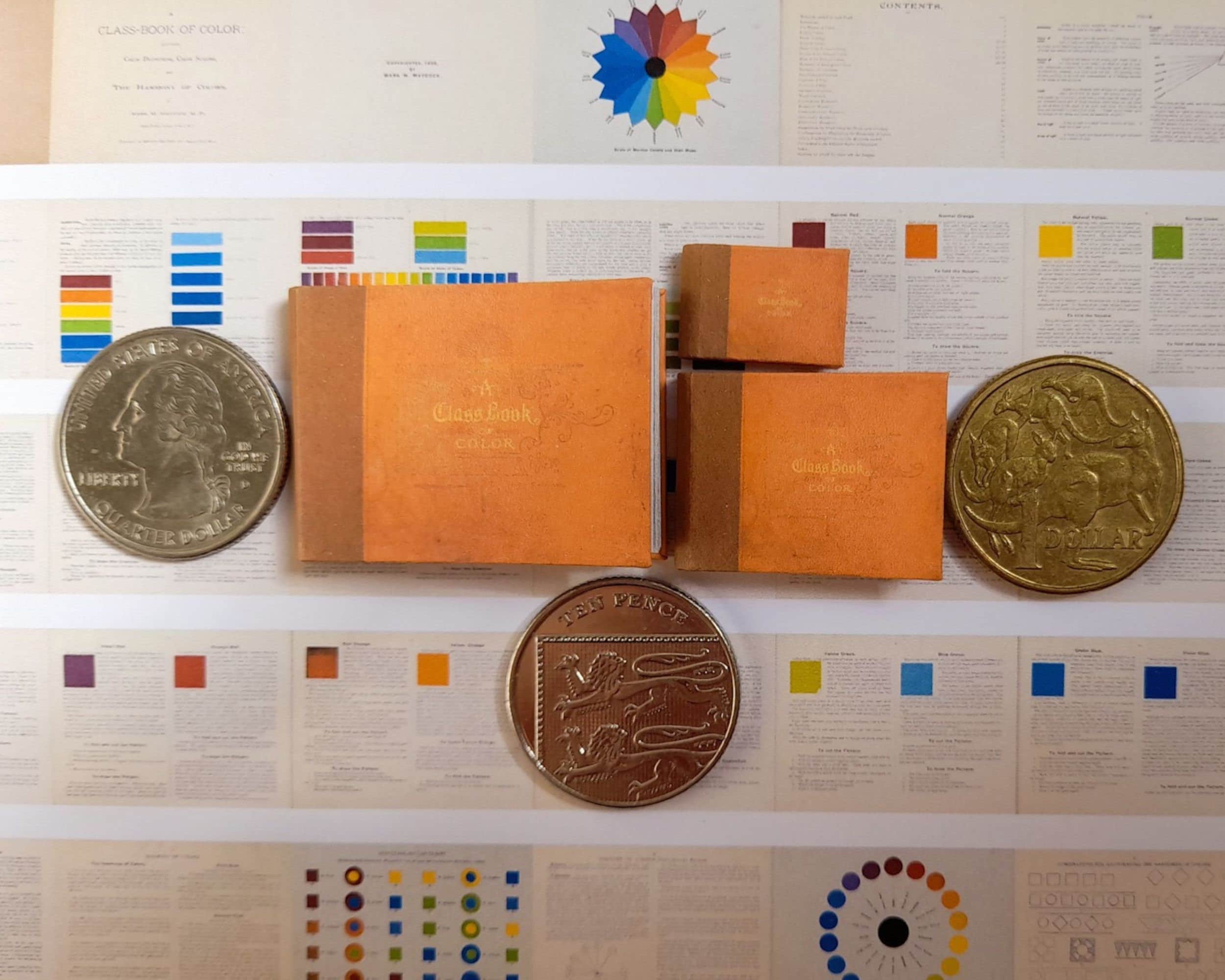 A Color Book for Mini Artists, Vintage Dollhouse Scale Mini Book 1:12 ...