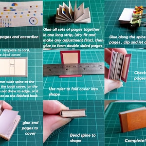 A Color Book for Mini Artists, Vintage Dollhouse Scale Mini Book 1:12 ...