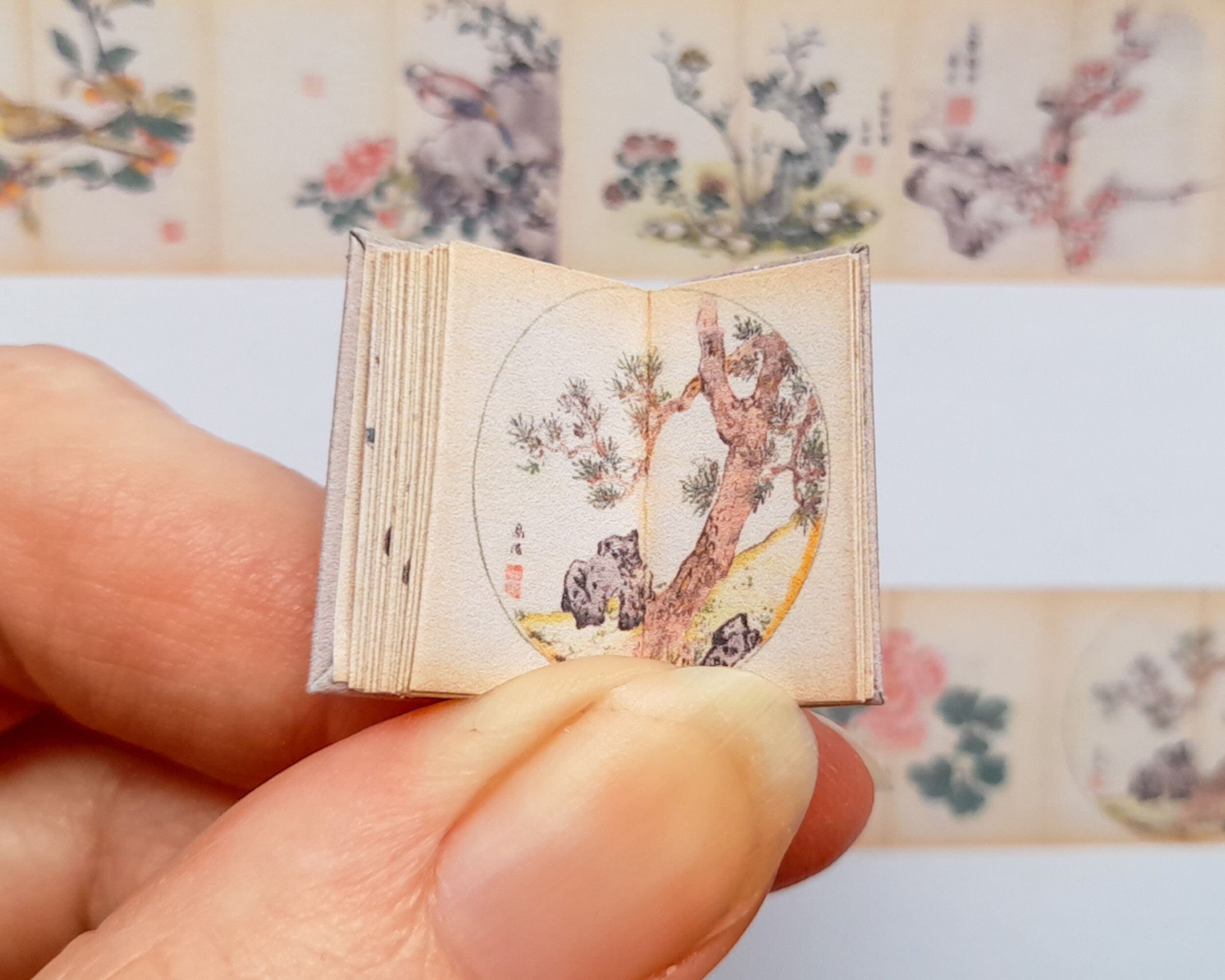Printable Miniature Chinese Painting Manual, Book From 1633, Dollhouse ...