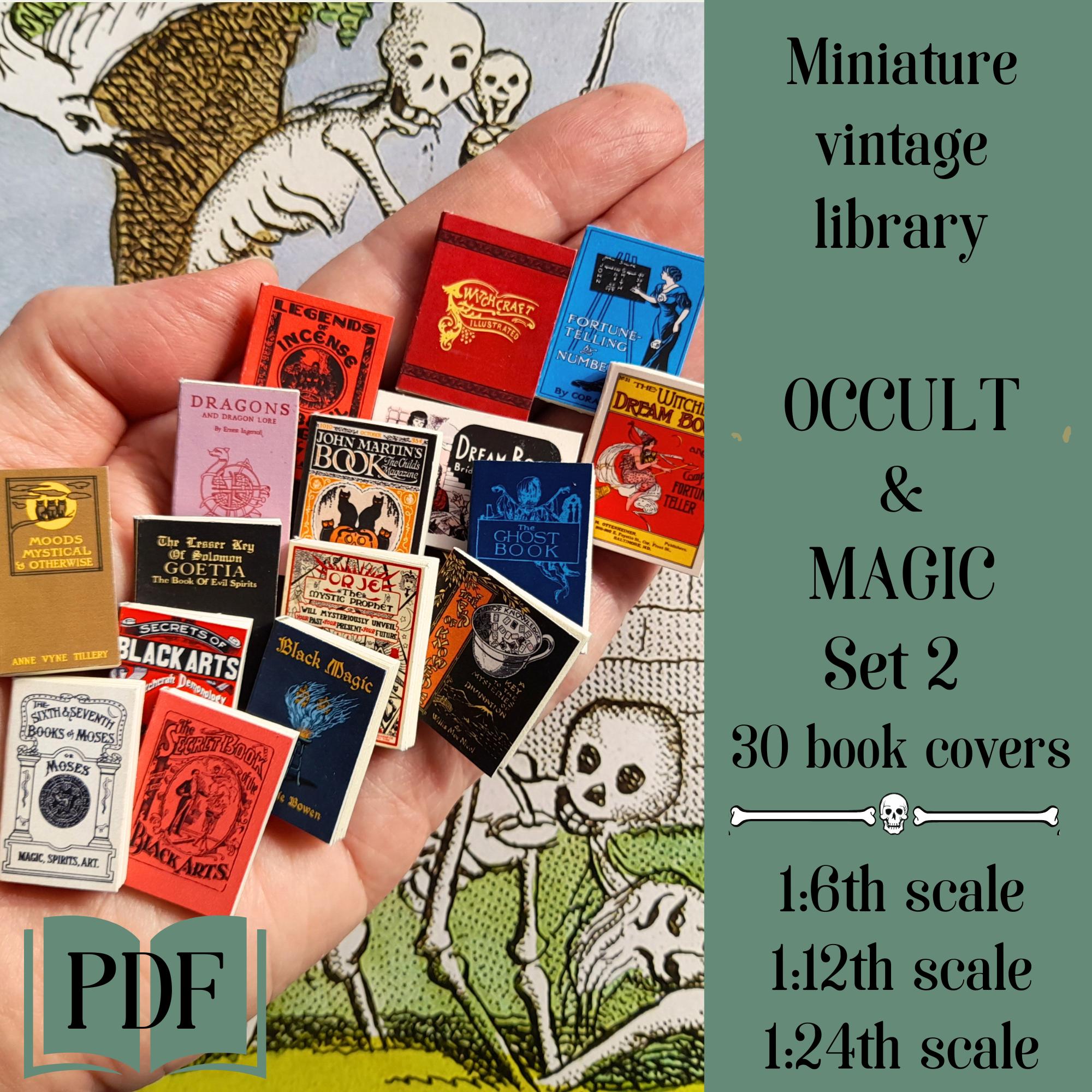 DIY Dollhouse Library, Access All Store Mini Book Cover Collections in ...