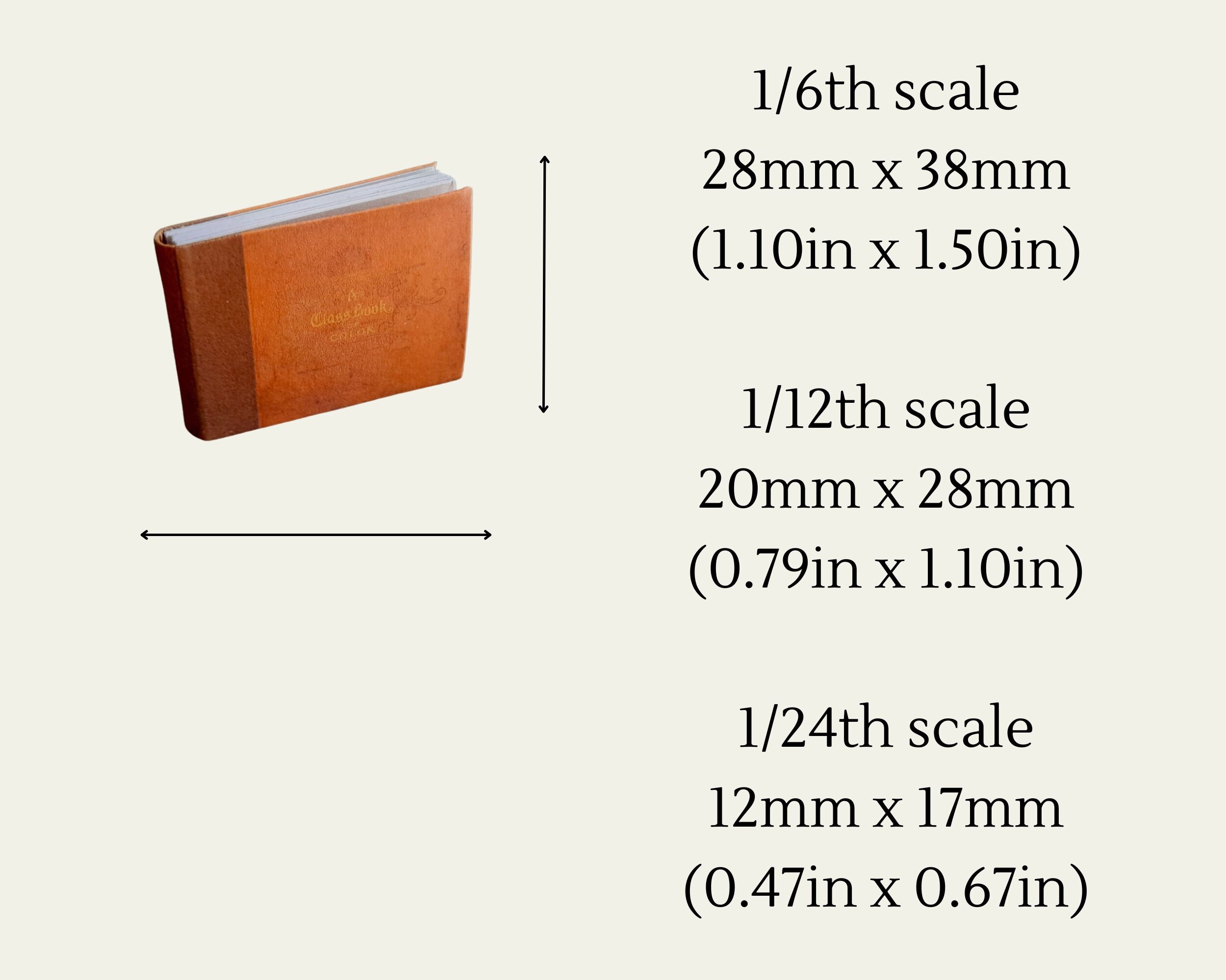 A Color Book for Mini Artists, Vintage Dollhouse Scale Mini Book 1:12 ...