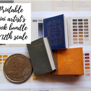 Super Saver Bundle of Printable Miniature Artist's Books - Etsy