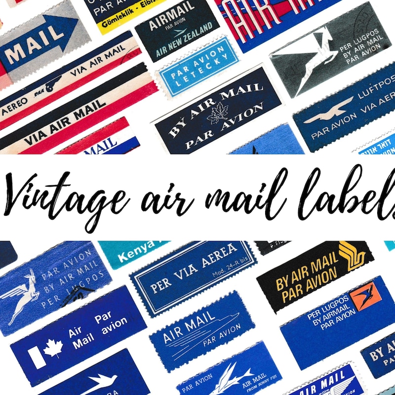 Airmail Stamps - Etsy