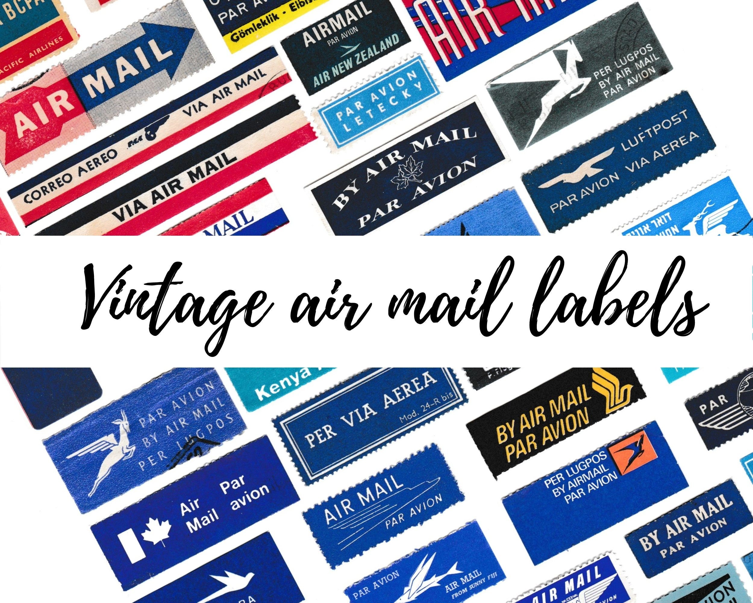 Airmail Stickers