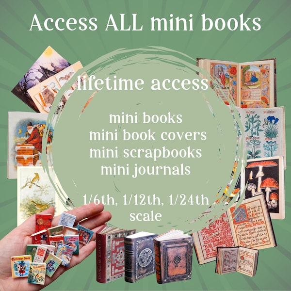 Mini Book Shop or Library - Etsy